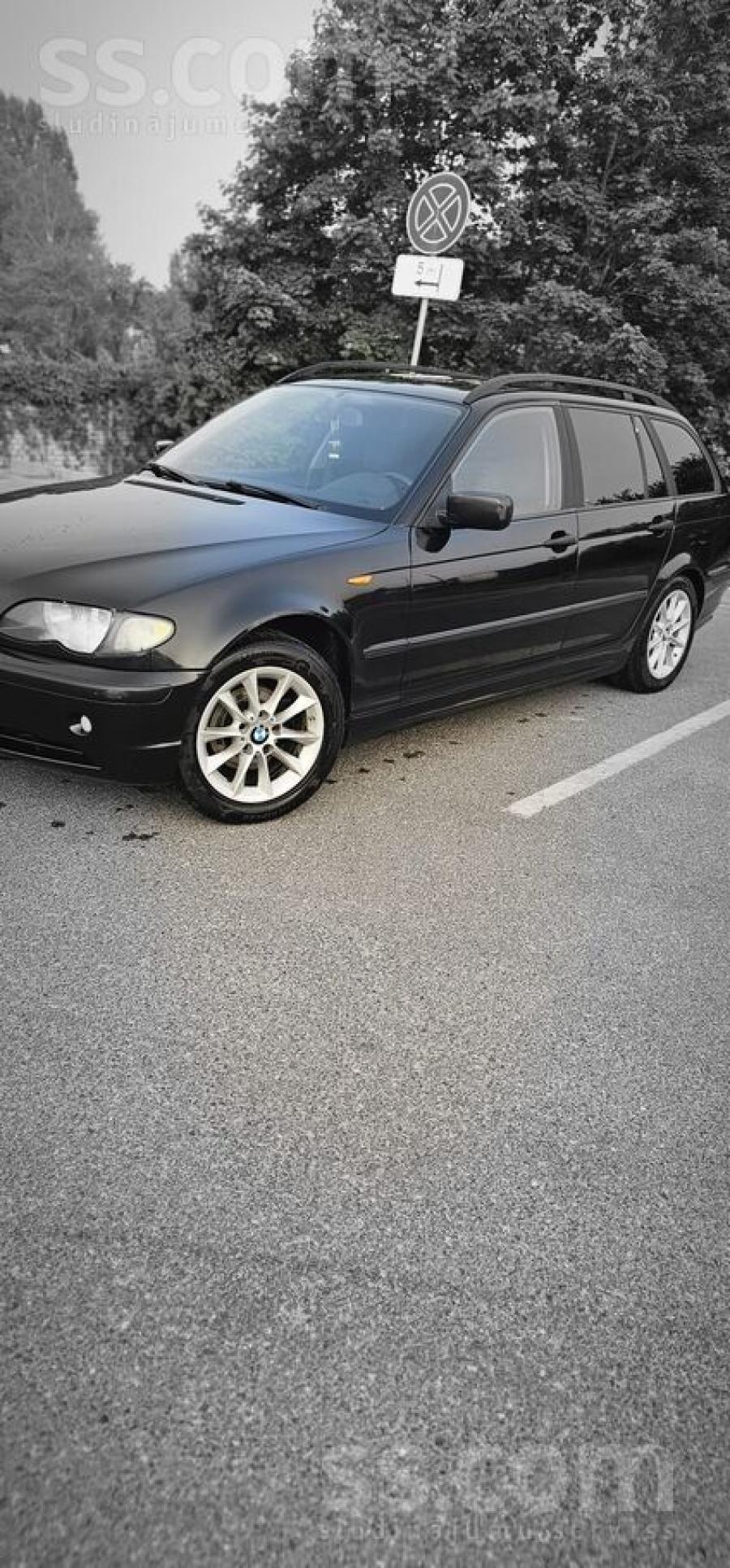 Black BMW 318 2004 in Riga, with an engine capacity of 2.00 L and mileage of 380 thousand km for 1750 €, photo 7 on AUTOMOTO.COM.LV