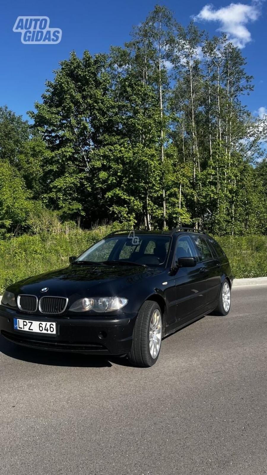Black BMW 318 2004 in Alytus, with an engine capacity of 2.00 L and mileage of 340 thousand km for 1100 €, photo 3 on AUTOMOTO.COM.LV