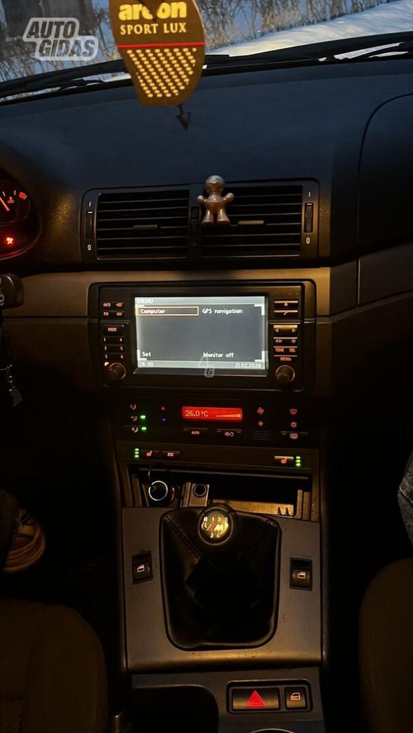 Black BMW 318 2004 in Alytus, with an engine capacity of 2.00 L and mileage of 340 thousand km for 1100 €, photo 9 on AUTOMOTO.COM.LV