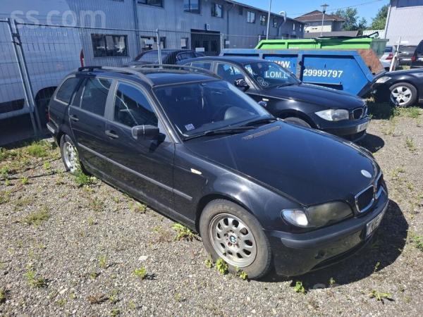 Black BMW 318 2004 in Riga, with an engine capacity of 2.00 L and mileage of 387 thousand km for 400 €, photo 1 on AUTOMOTO.COM.LV