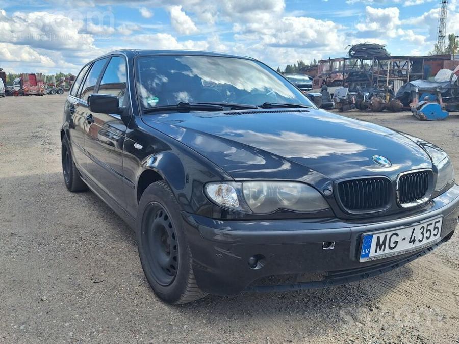 Black BMW 318 2004 in Limbazi, with an engine capacity of 2.20 L and mileage of 301 thousand km for 2650 €, photo 1 on AUTOMOTO.COM.LV