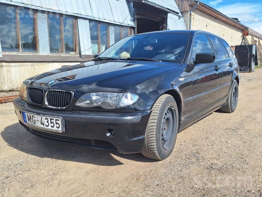 Black BMW 318 2004 in Limbazi, with an engine capacity of 2.20 L and mileage of 301 thousand km for 2650 €, photo 3 on AUTOMOTO.COM.LV