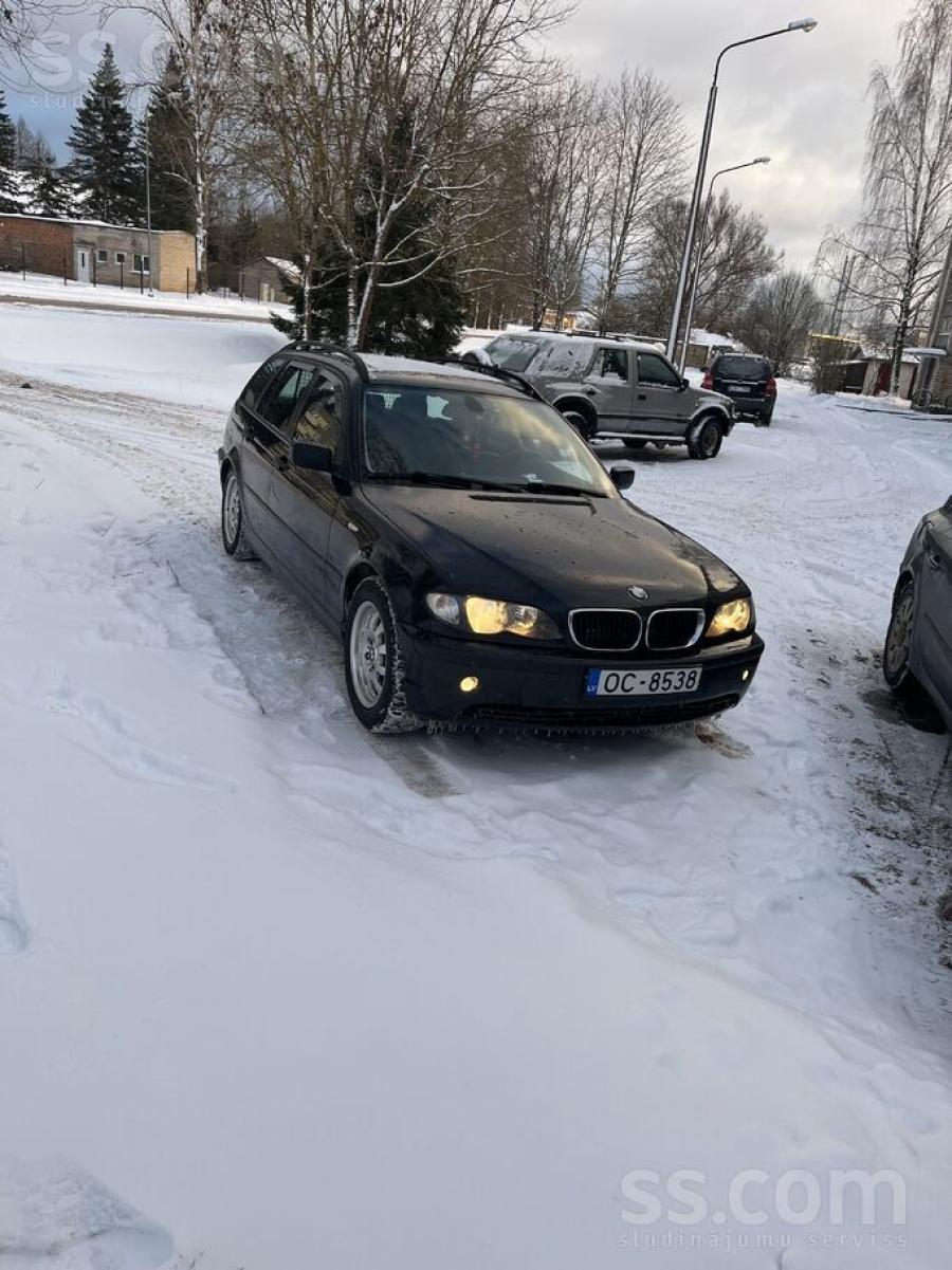 Melns BMW 318 2005 Krāslava, ar dzinēja tilpumu 2.00 L un nobraukumu 401 tūkst. km par 2600 €, foto 1 vietnē AUTOMOTO.COM.LV