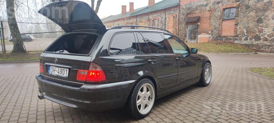 Black BMW 318 2005 in Riga, with an engine capacity of 2.00 L and mileage of 144 thousand km for 3890 €, photo 4 on AUTOMOTO.COM.LV