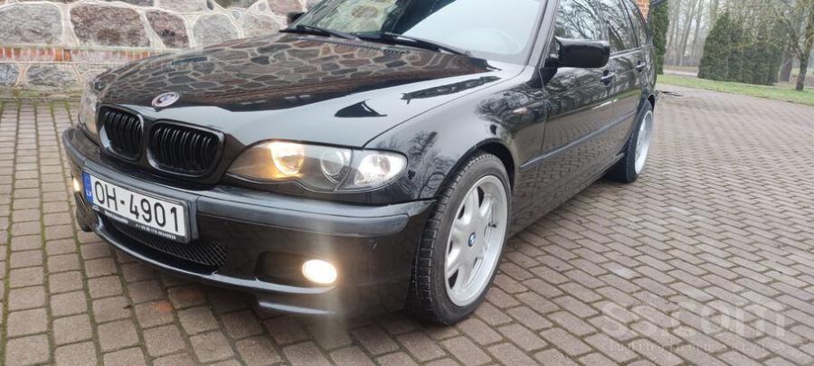Black BMW 318 2005 in Riga, with an engine capacity of 2.00 L and mileage of 144 thousand km for 3890 €, photo 6 on AUTOMOTO.COM.LV