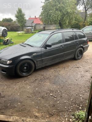 Black BMW 318 2005 in Limbazi, with an engine capacity of 2.00 L and mileage of 396 thousand km for 2100 €, photo  on AUTOMOTO.COM.LV