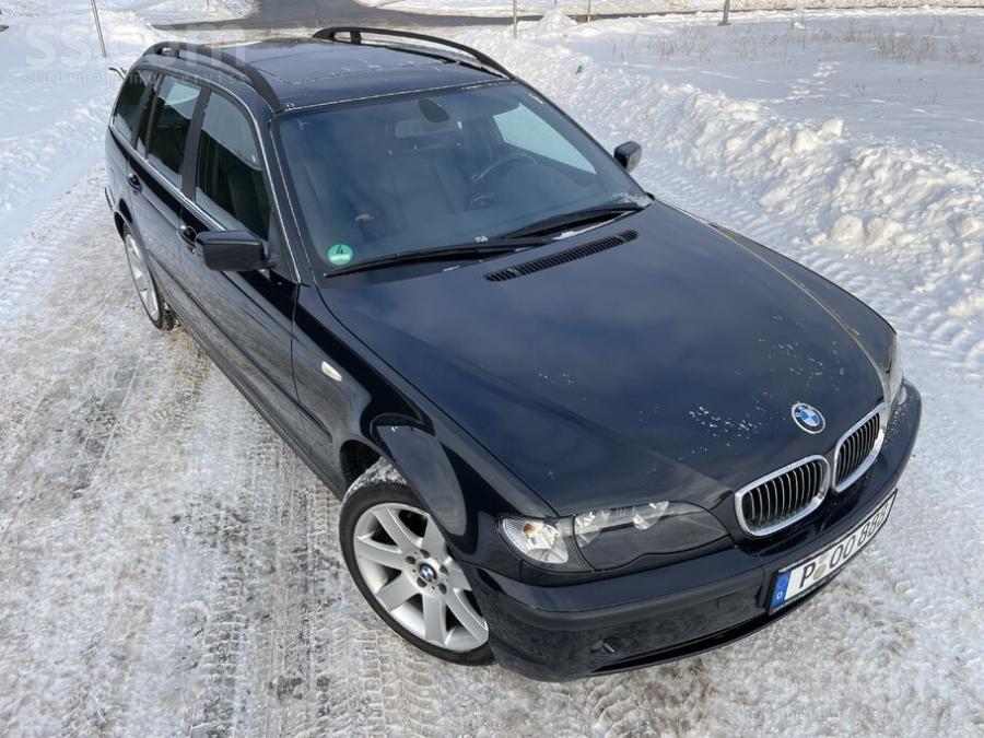 Black BMW 318 2005 in Riga, with an engine capacity of 2.00 L and mileage of 298 thousand km for 2550 €, photo 4 on AUTOMOTO.COM.LV