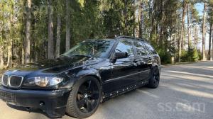 Black BMW 318 2005 in Riga, with an engine capacity of 1.80 L and mileage of 33 thousand km for 1700 €, photo 3 on AUTOMOTO.COM.LV