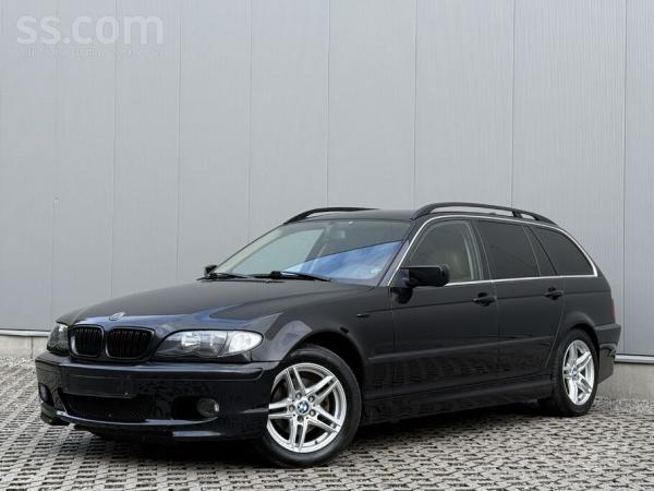 Black BMW 318 2005 in Riga, with an engine capacity of 2.00 L and mileage of 281 thousand km for 3300 €, photo 1 on AUTOMOTO.COM.LV