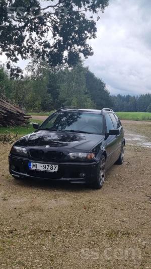 Black BMW 318 2005 in Rezekne, with an engine capacity of 2.00 L and mileage of 388 thousand km for 2200 €, photo  on AUTOMOTO.COM.LV