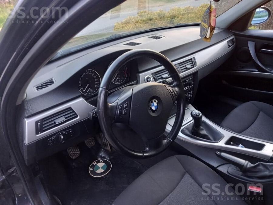 Black BMW 318 2006 in Valmiera, with an engine capacity of 2.00 L and mileage of 511 thousand km for 2150 €, photo 5 on AUTOMOTO.COM.LV