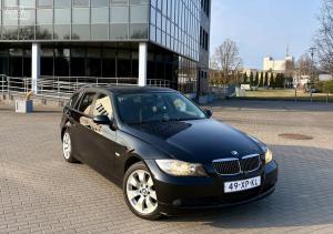 Black BMW 318 2007 in Taurage, with an engine capacity of 2.00 L and mileage of 351 thousand km for 2950 €, photo  on AUTOMOTO.COM.LV