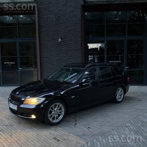 Черный БМВ 318 2007 в Рига, объемом двигателя 1.80 л и пробегом 326 тыс. км за 4300 €, фото  на AUTOMOTO.COM.LV