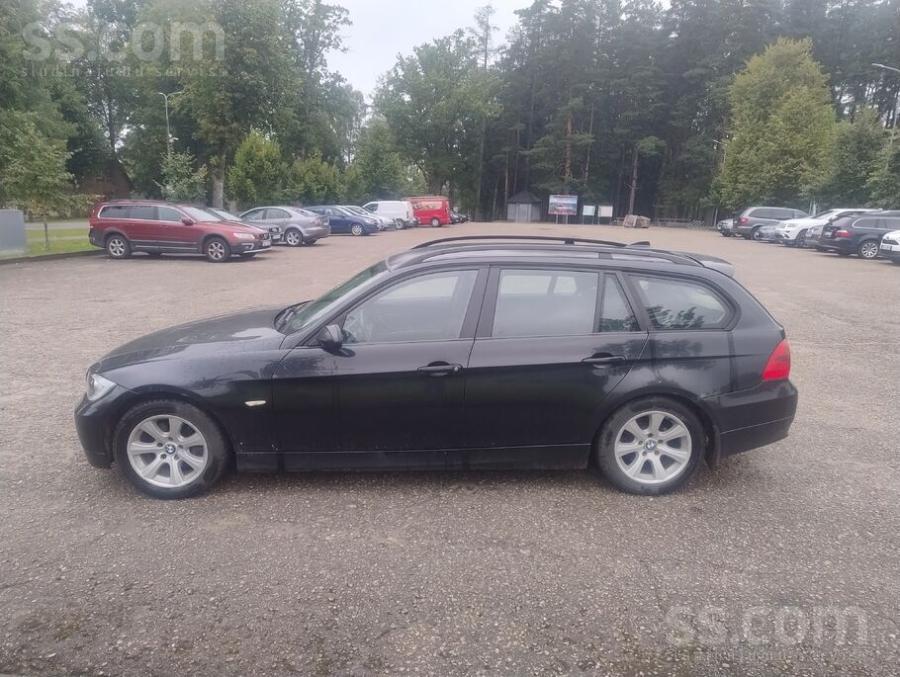 Black BMW 318 2007 in Cesis, with an engine capacity of 2.00 L and mileage of 437 thousand km for 1700 €, photo 7 on AUTOMOTO.COM.LV