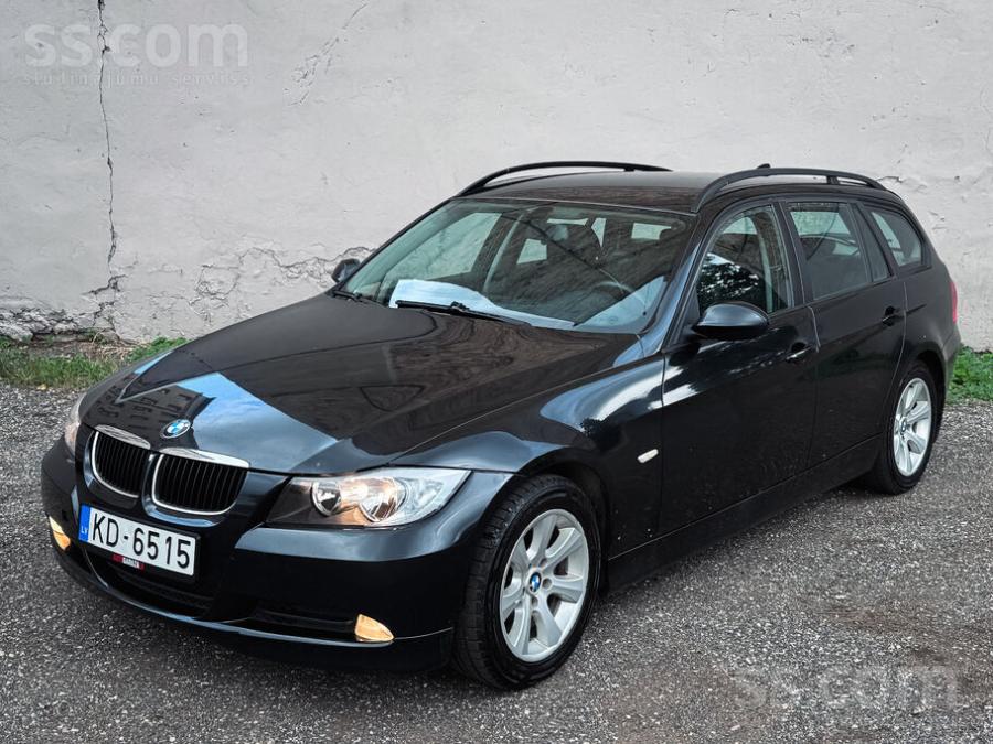 Black BMW 318 2007 in Riga, with an engine capacity of 2.00 L and mileage of 437 thousand km for 1850 €, photo 3 on AUTOMOTO.COM.LV