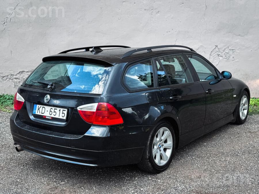 Black BMW 318 2007 in Riga, with an engine capacity of 2.00 L and mileage of 437 thousand km for 1850 €, photo 7 on AUTOMOTO.COM.LV