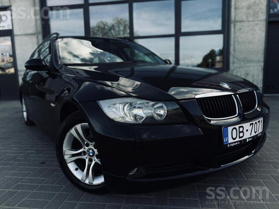 Black BMW 318 2008 in Cesis, with an engine capacity of 2.00 L and mileage of 0 thousand km for 14500 €, photo 1 on AUTOMOTO.COM.LV