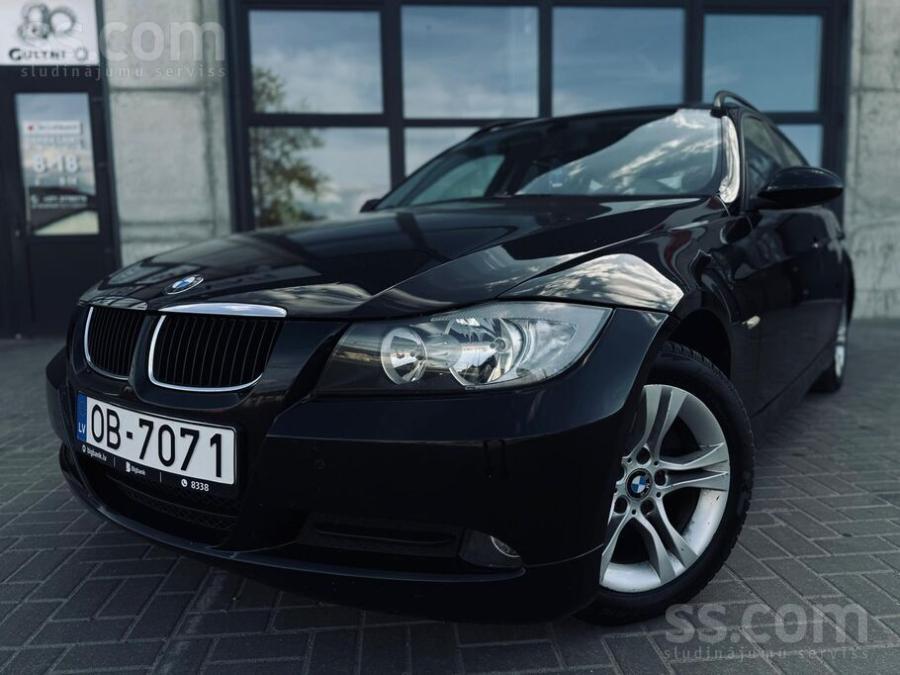 Black BMW 318 2008 in Cesis, with an engine capacity of 2.00 L and mileage of 0 thousand km for 14500 €, photo 3 on AUTOMOTO.COM.LV