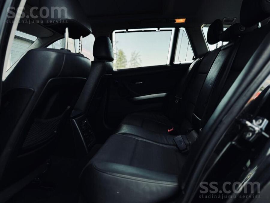 Black BMW 318 2008 in Cesis, with an engine capacity of 2.00 L and mileage of 0 thousand km for 14500 €, photo 14 on AUTOMOTO.COM.LV