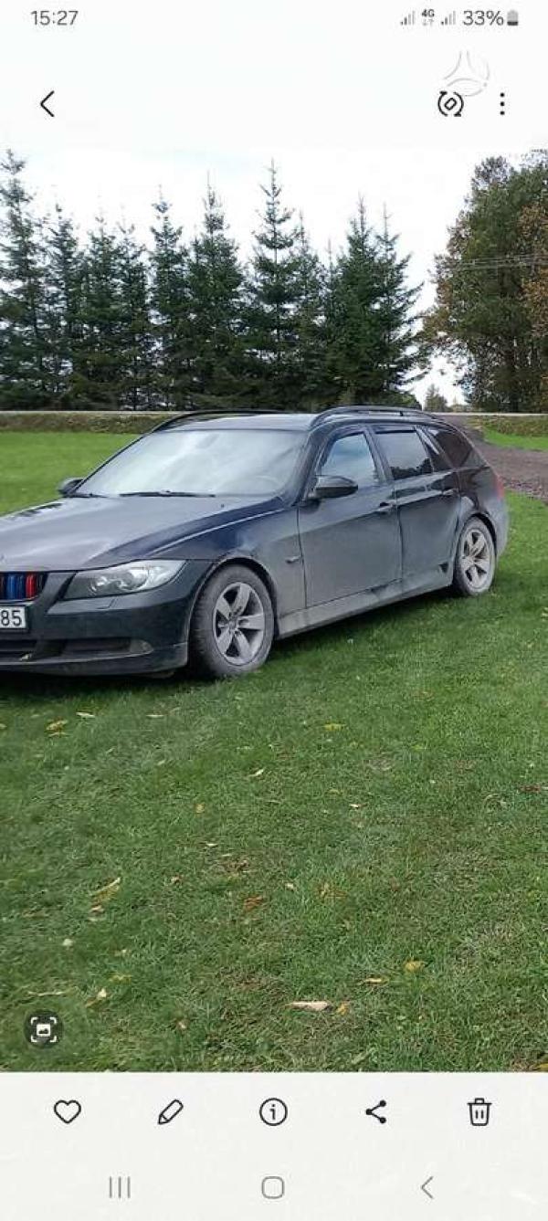 Melns BMW 318 2008 Biržai, ar dzinēja tilpumu 2.00 L un nobraukumu 300 tūkst. km par 1400 €, foto 1 vietnē AUTOMOTO.COM.LV