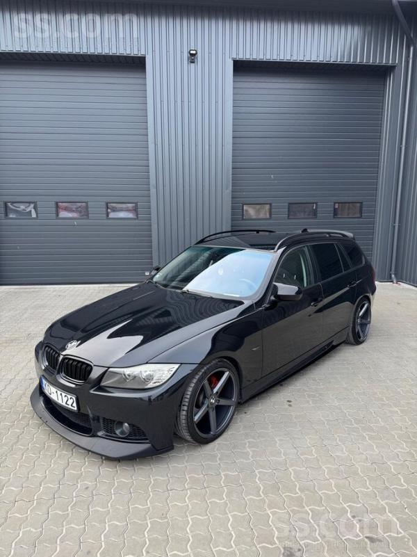 Black BMW 318 2008 in Talsi, with an engine capacity of 2.00 L and mileage of 379 thousand km for 6700 €, photo 1 on AUTOMOTO.COM.LV