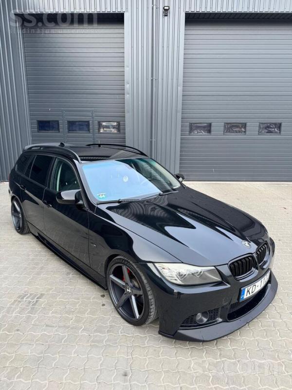 Black BMW 318 2008 in Talsi, with an engine capacity of 2.00 L and mileage of 379 thousand km for 6700 €, photo 3 on AUTOMOTO.COM.LV
