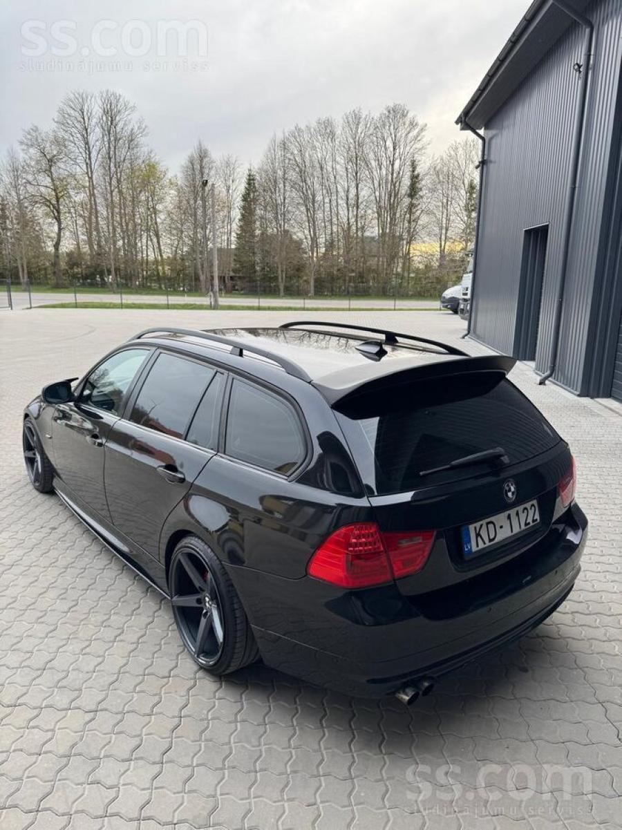 Black BMW 318 2008 in Talsi, with an engine capacity of 2.00 L and mileage of 379 thousand km for 6700 €, photo 6 on AUTOMOTO.COM.LV