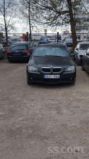 Black BMW 318 2008 in Riga, with an engine capacity of 2.00 L and mileage of 347 thousand km for 3800 €, photo  on AUTOMOTO.COM.LV