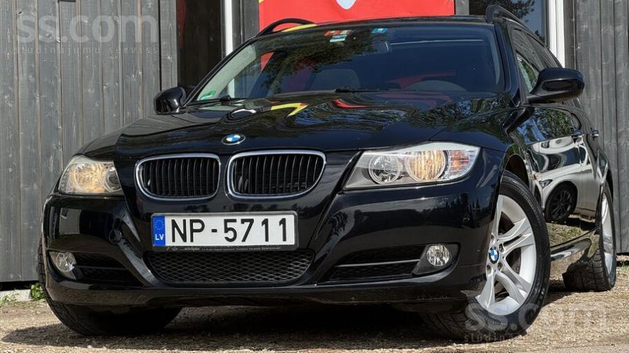 Black BMW 318 2008 in Riga, with an engine capacity of 2.00 L and mileage of 252 thousand km for 3990 €, photo 3 on AUTOMOTO.COM.LV
