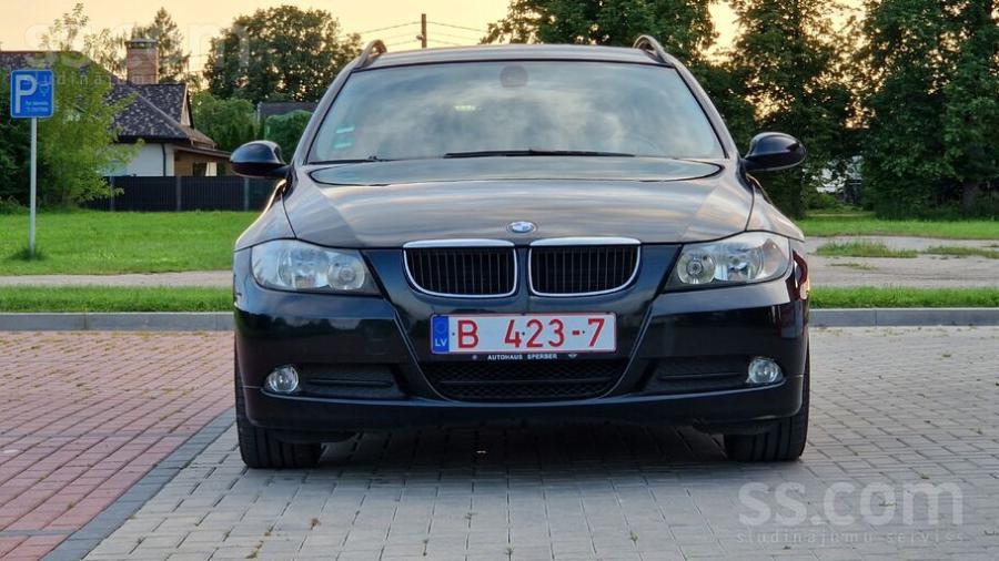 Black BMW 318 2008 in Jelgava, with an engine capacity of 2.00 L and mileage of 180 thousand km for 3950 €, photo 10 on AUTOMOTO.COM.LV
