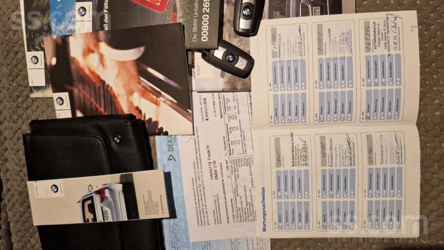 Black BMW 318 2008 in Jelgava, with an engine capacity of 2.00 L and mileage of 180 thousand km for 3950 €, photo 36 on AUTOMOTO.COM.LV