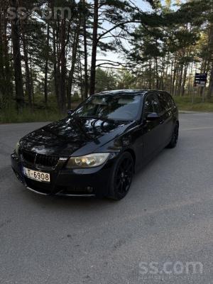 Black BMW 318 2008 in Riga, with an engine capacity of 2.00 L and mileage of 466 thousand km for 4200 €, photo 6 on AUTOMOTO.COM.LV