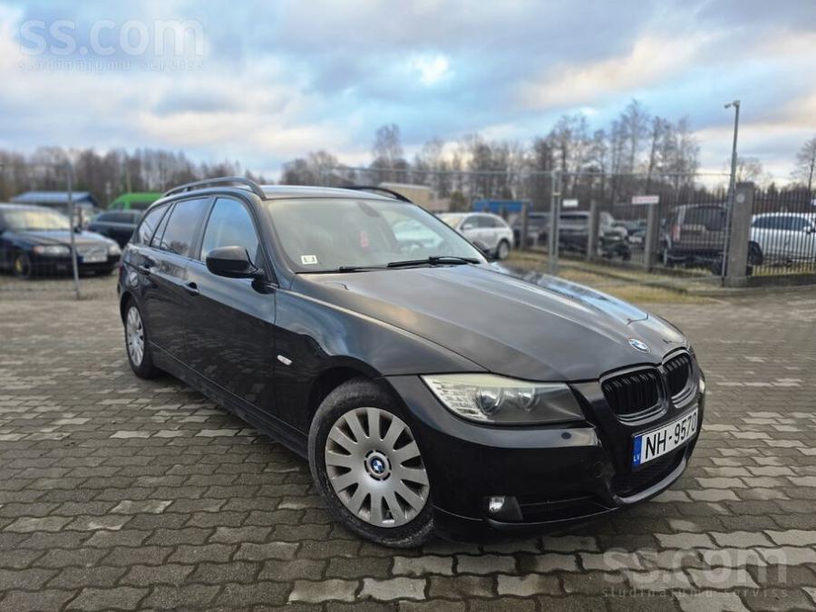 Black BMW 318 2009 in Riga, with an engine capacity of 2.00 L and mileage of 0 thousand km for 2500 €, photo 1 on AUTOMOTO.COM.LV