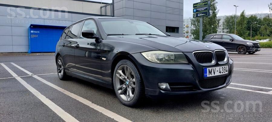 Black BMW 318 2009 in Riga, with an engine capacity of 2.00 L and mileage of 252 thousand km for 2800 €, photo 4 on AUTOMOTO.COM.LV