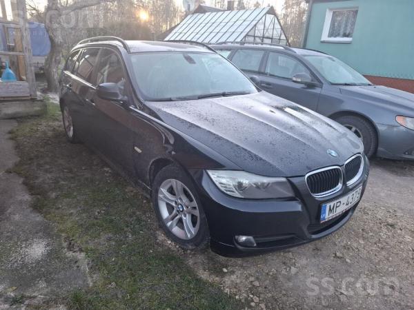 Black BMW 318 2009 in Riga, with an engine capacity of 2.00 L and mileage of 325 thousand km for 3750 €, photo 1 on AUTOMOTO.COM.LV