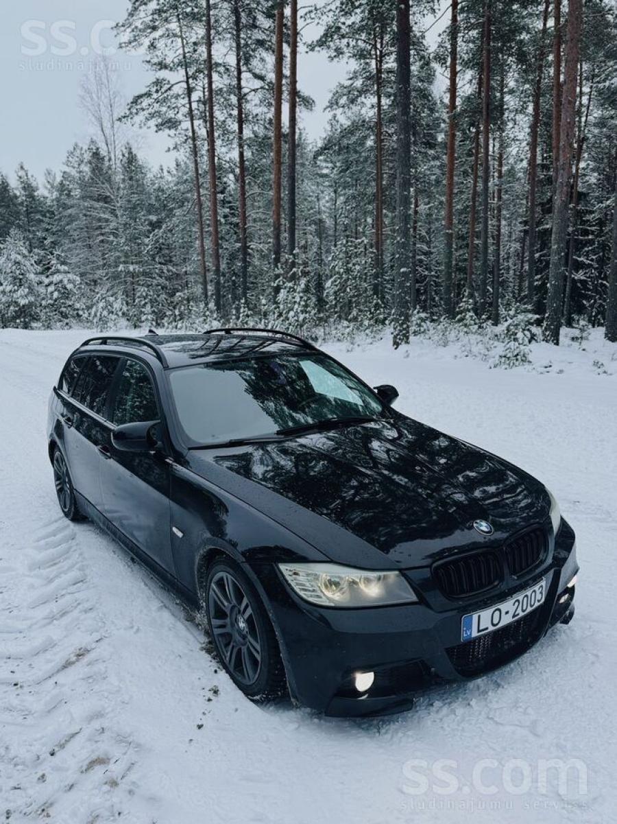 Black BMW 318 2009 in Aluksne, with an engine capacity of 1.80 L and mileage of 453 thousand km for 6300 €, photo 2 on AUTOMOTO.COM.LV