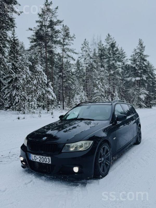 Black BMW 318 2009 in Aluksne, with an engine capacity of 1.80 L and mileage of 453 thousand km for 6300 €, photo 3 on AUTOMOTO.COM.LV