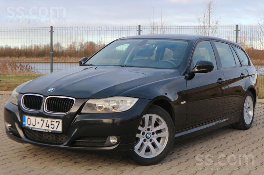Black BMW 318 2009 in Riga, with an engine capacity of 2.00 L and mileage of 277 thousand km for 4250 €, photo 5 on AUTOMOTO.COM.LV