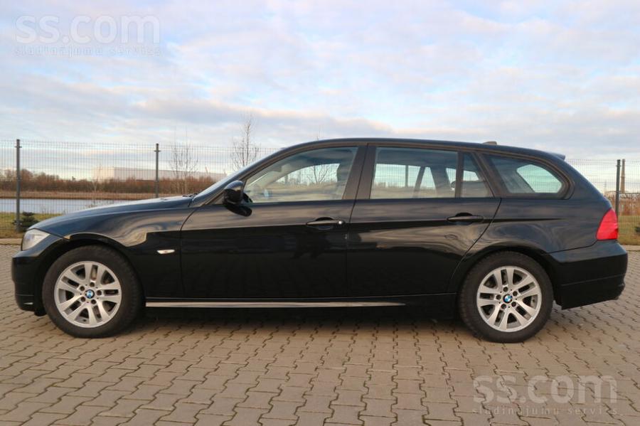 Black BMW 318 2009 in Riga, with an engine capacity of 2.00 L and mileage of 277 thousand km for 4250 €, photo 12 on AUTOMOTO.COM.LV