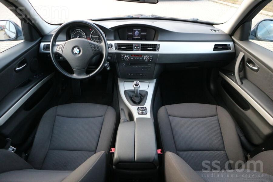 Black BMW 318 2009 in Riga, with an engine capacity of 2.00 L and mileage of 277 thousand km for 4250 €, photo 21 on AUTOMOTO.COM.LV