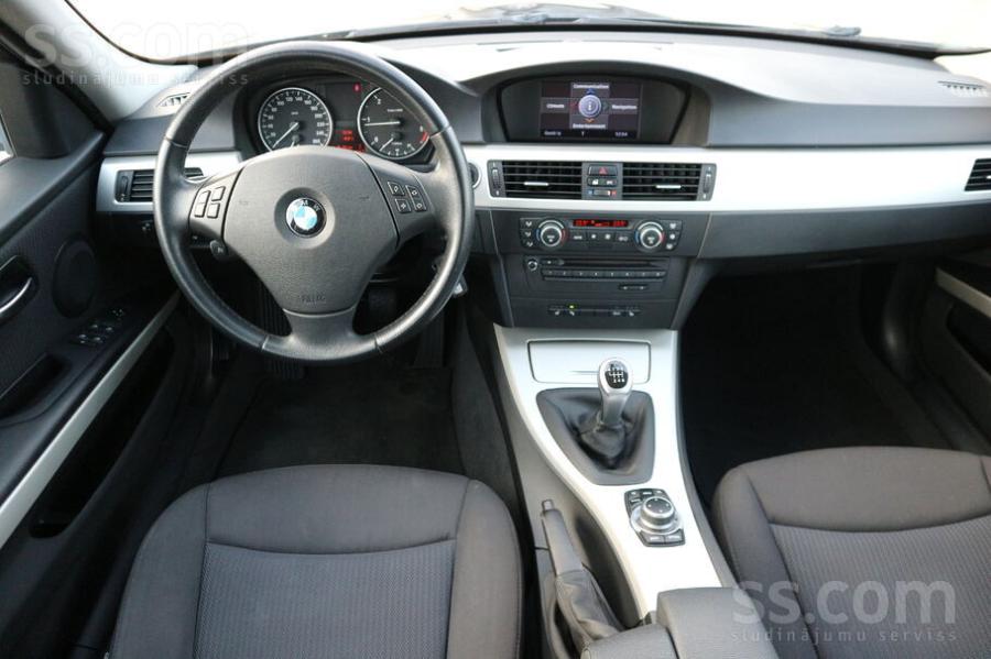 Black BMW 318 2009 in Riga, with an engine capacity of 2.00 L and mileage of 277 thousand km for 4250 €, photo 22 on AUTOMOTO.COM.LV