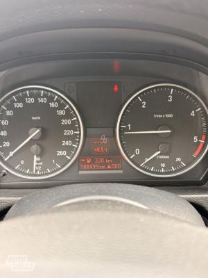 Black BMW 318 2009 in Utena, with an engine capacity of 2.00 L and mileage of 188 thousand km for 3900 €, photo 15 on AUTOMOTO.COM.LV