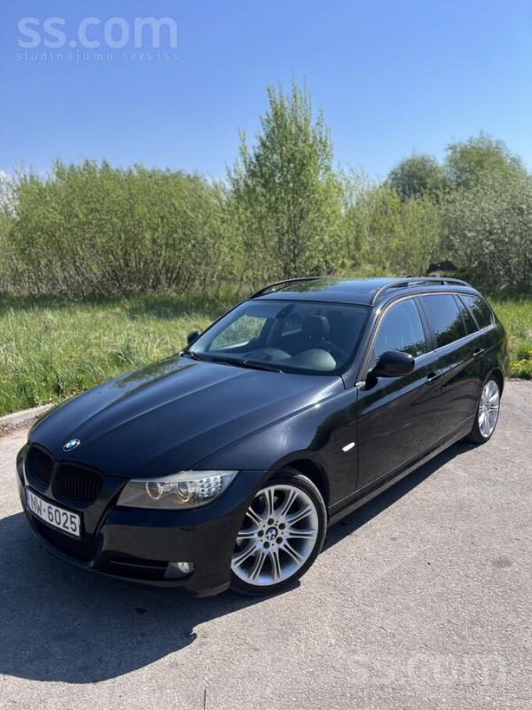 Black BMW 318 2009 in Jelgava, with an engine capacity of 2.00 L and mileage of 0 thousand km for 4900 €, photo 1 on AUTOMOTO.COM.LV