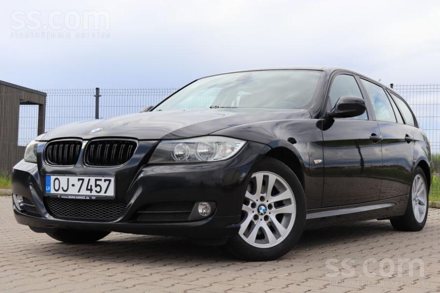 Black BMW 318 2009 in Riga, with an engine capacity of 2.00 L and mileage of 277 thousand km for 3900 €, photo 5 on AUTOMOTO.COM.LV