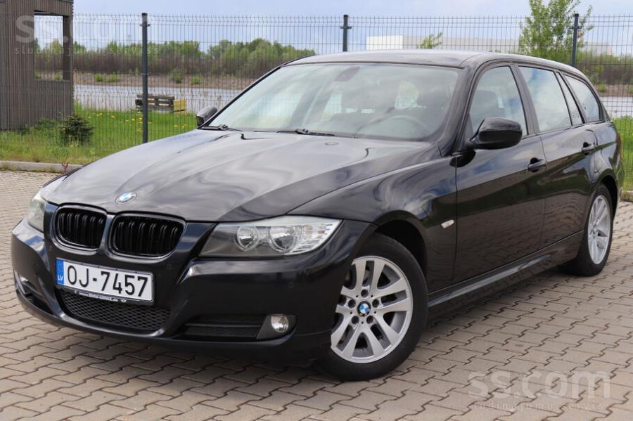 Black BMW 318 2009 in Riga, with an engine capacity of 2.00 L and mileage of 277 thousand km for 3900 €, photo 6 on AUTOMOTO.COM.LV