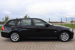 Black BMW 318 2009 in Riga, with an engine capacity of 2.00 L and mileage of 277 thousand km for 3900 €, photo 7 on AUTOMOTO.COM.LV