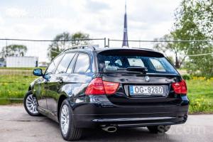 Black BMW 318 2009 in Riga, with an engine capacity of 2.00 L and mileage of 307 thousand km for 5590 €, photo 7 on AUTOMOTO.COM.LV