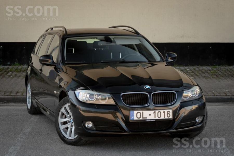 Black BMW 318 2009 in Talsi, with an engine capacity of 2.00 L and mileage of 296 thousand km for 4950 €, photo 1 on AUTOMOTO.COM.LV