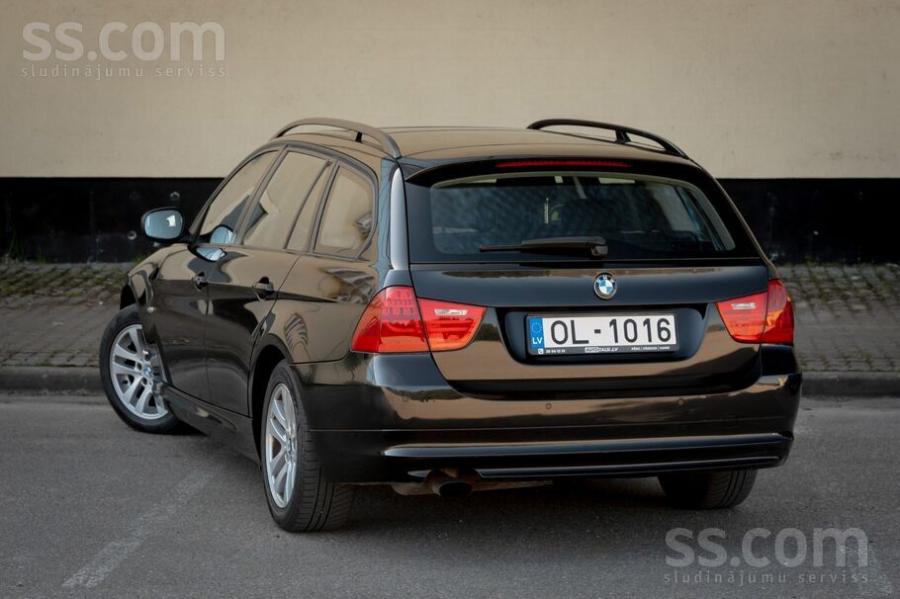 Black BMW 318 2009 in Talsi, with an engine capacity of 2.00 L and mileage of 296 thousand km for 4950 €, photo 5 on AUTOMOTO.COM.LV