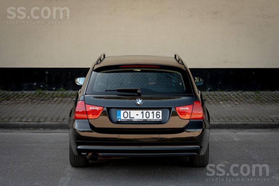Black BMW 318 2009 in Talsi, with an engine capacity of 2.00 L and mileage of 296 thousand km for 4950 €, photo 6 on AUTOMOTO.COM.LV